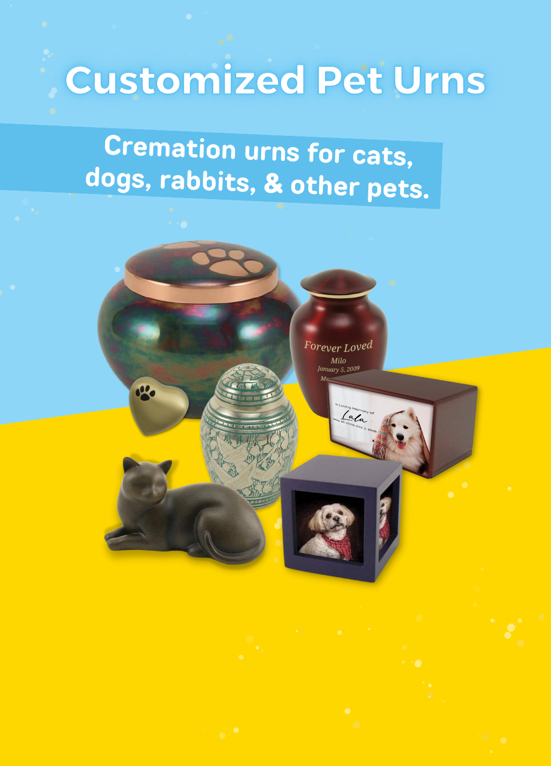 Mittens and Max Pets - Urns, Keepsakes & Jewelry